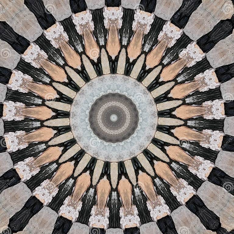 Complex Tile Design Pattern Created by Junaid Gandhi Stock Illustration ...