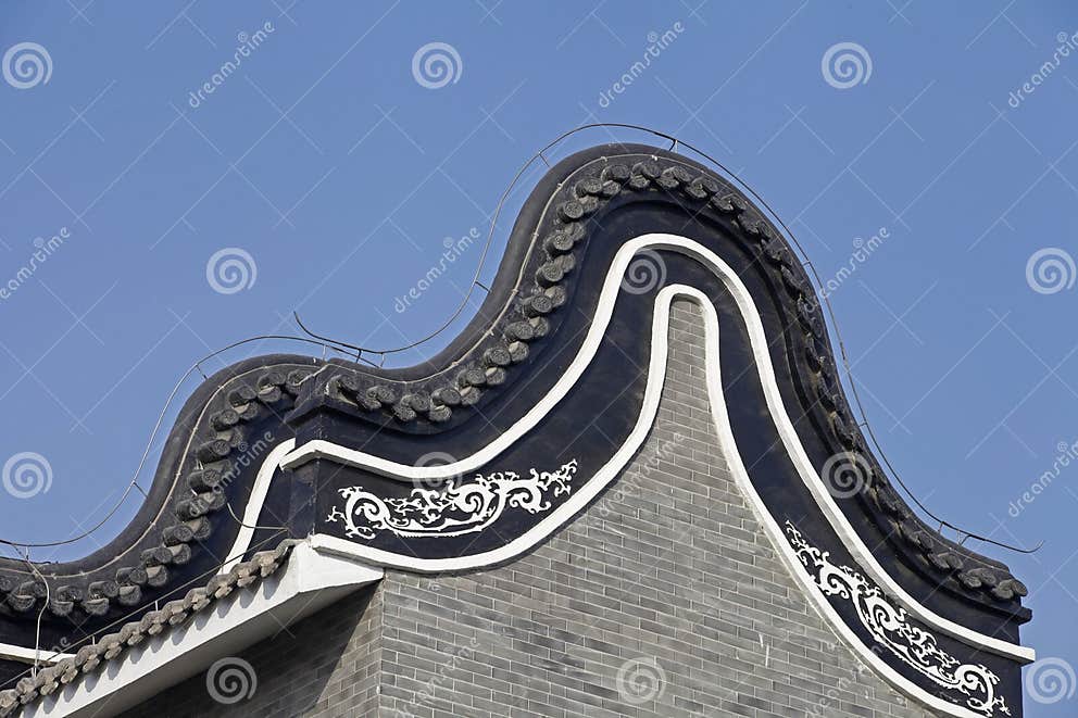China building eaves stock image. Image of gold, color - 309582977