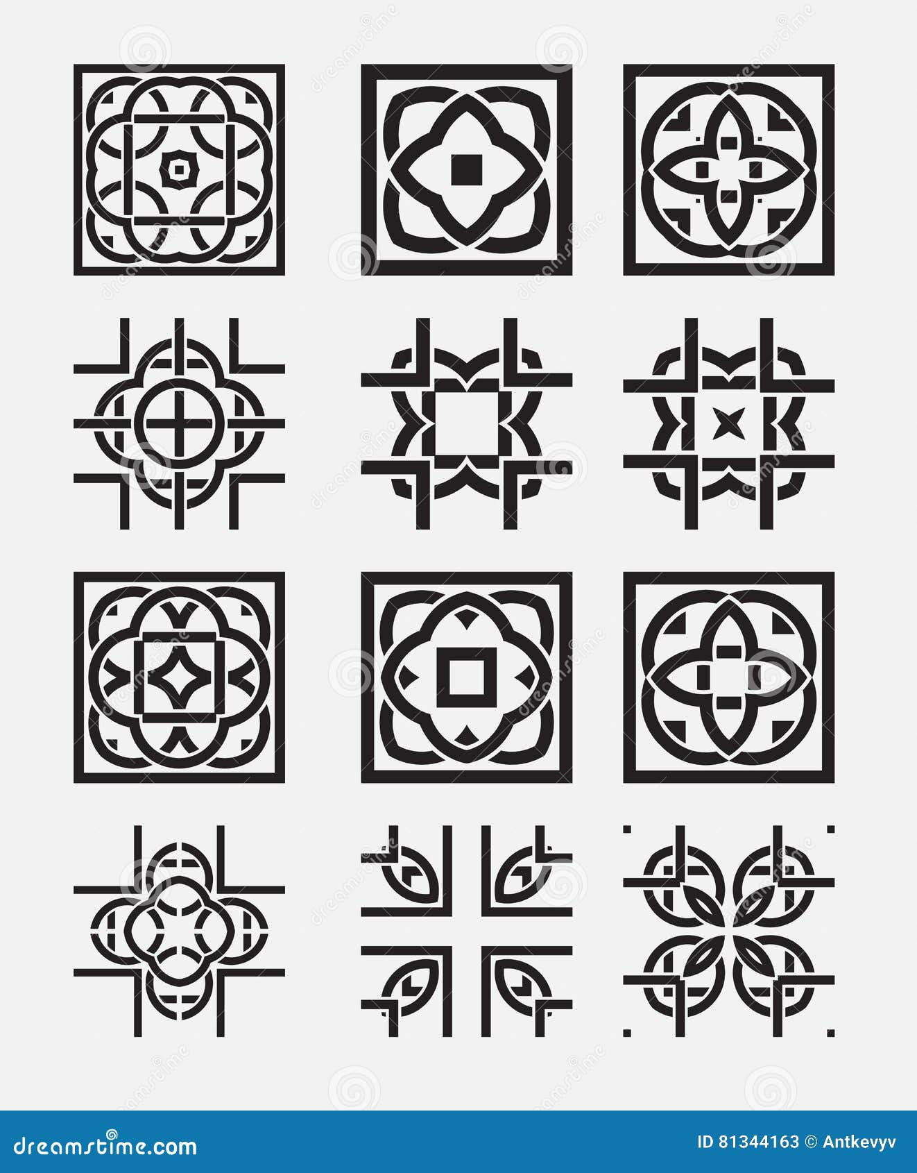 Tile Element Tribal Celtic Knot Stock Vector - Illustration of repeat ...