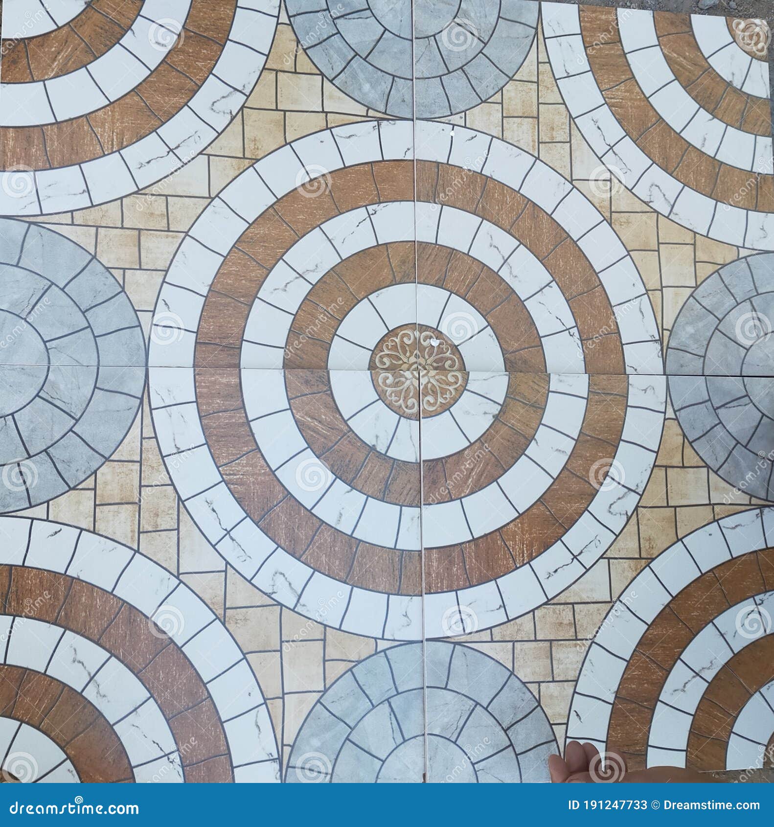 Tile fixing design stock image. Image of mosaic, pattern - 191247733