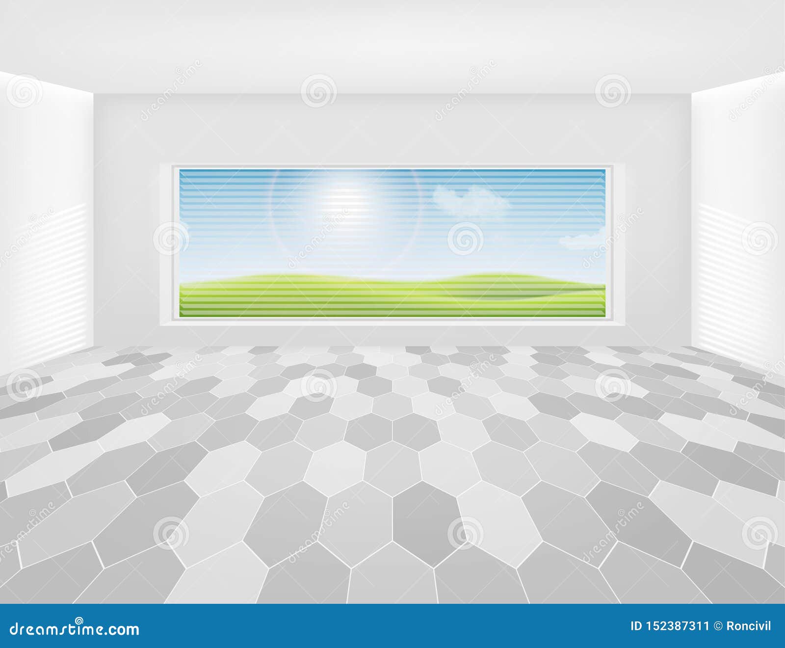 Tile floor background stock vector. Illustration of design - 152387311