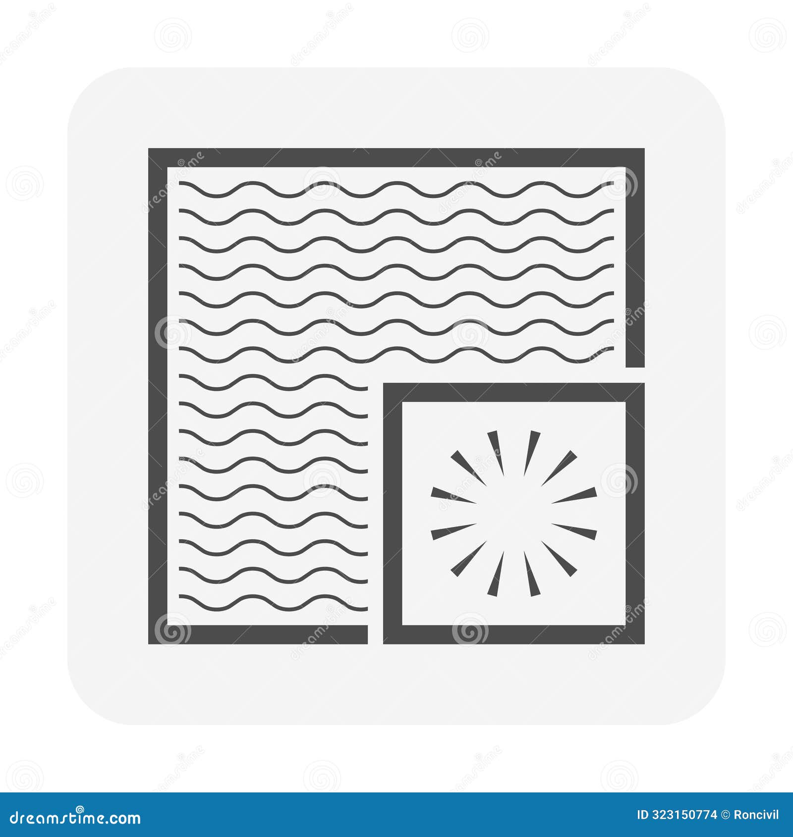 Tile Floor Construction Vector Icon in Top View Stock Vector ...