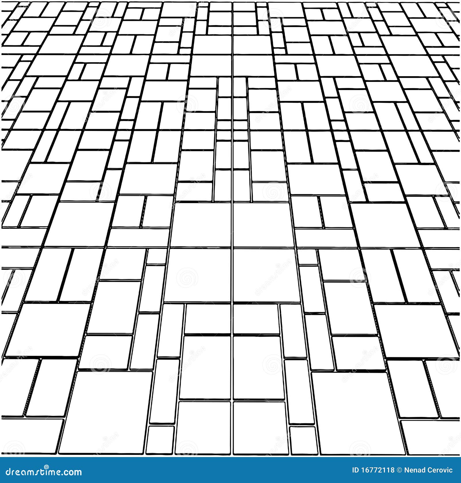 Tile Floor Vector 09 stock vector. Illustration of grout - 16772118