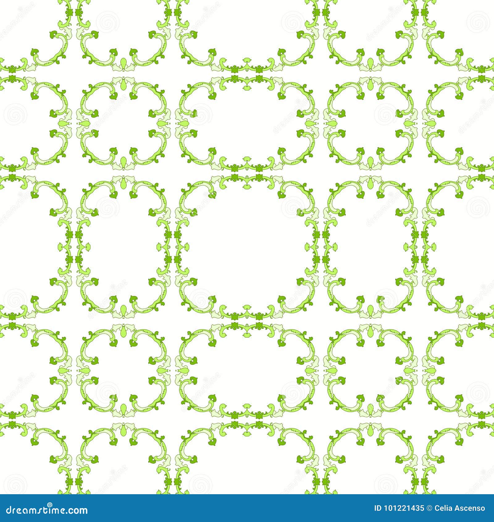 Tile Frames Seamless Pattern Stock Illustration - Illustration of curls ...