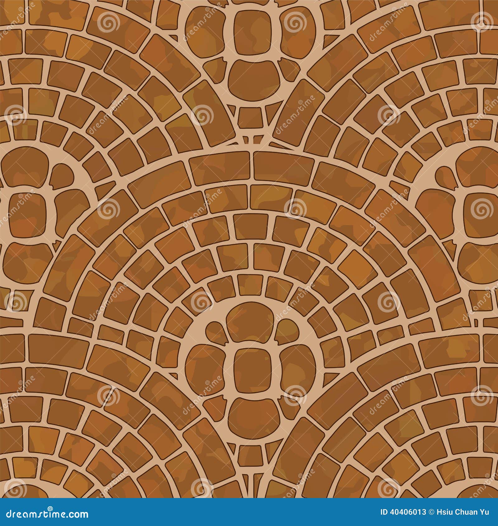 Tile ground stock vector. Illustration of browne, stone - 40406013