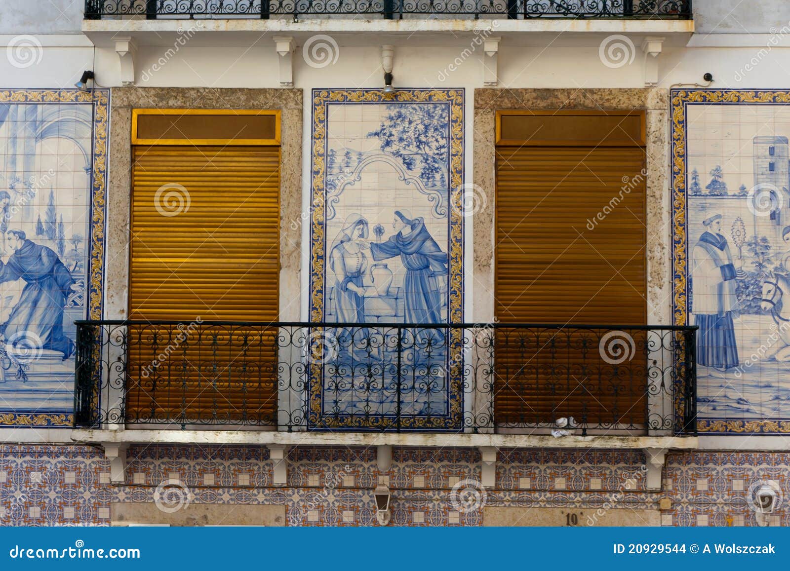 Tile House in Portugal stock photo. Image of portuguese - 20929544