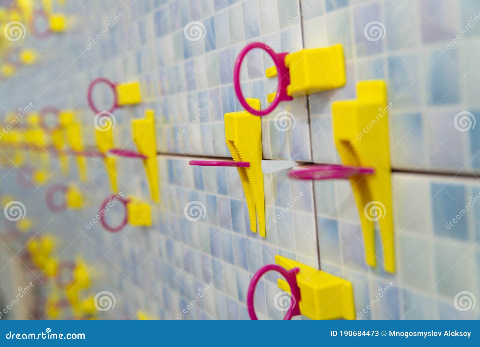 Tile Leveling Alignment System Stock Image - Image of home, line: 190684473