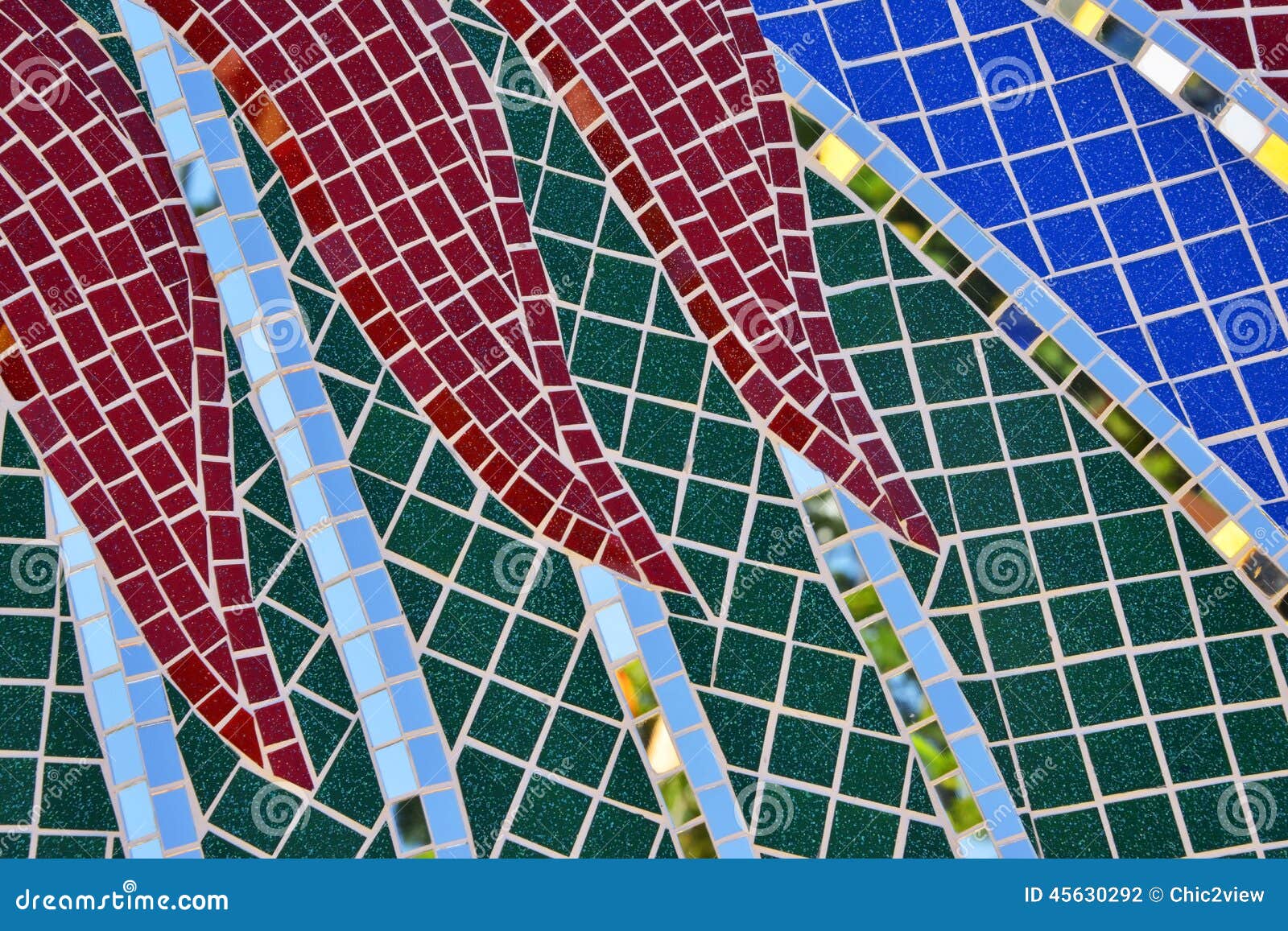 Tile and Mirror Mosaics Texture Background Stock Photo - Image of ...