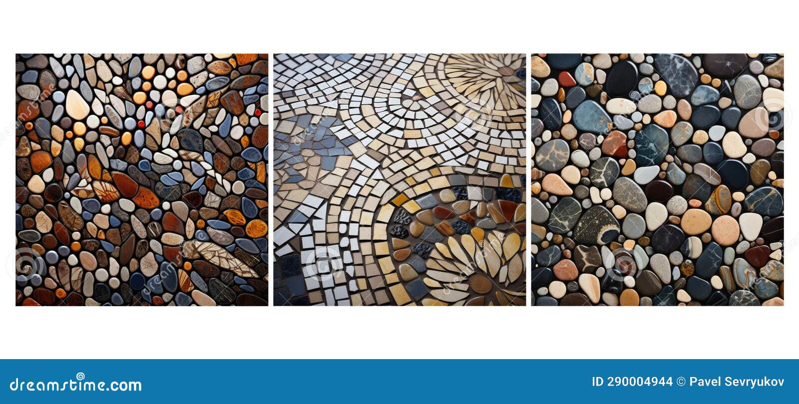 Tile Mosaic Inlay Stone Texture Surface Stock Photo - Image of ...