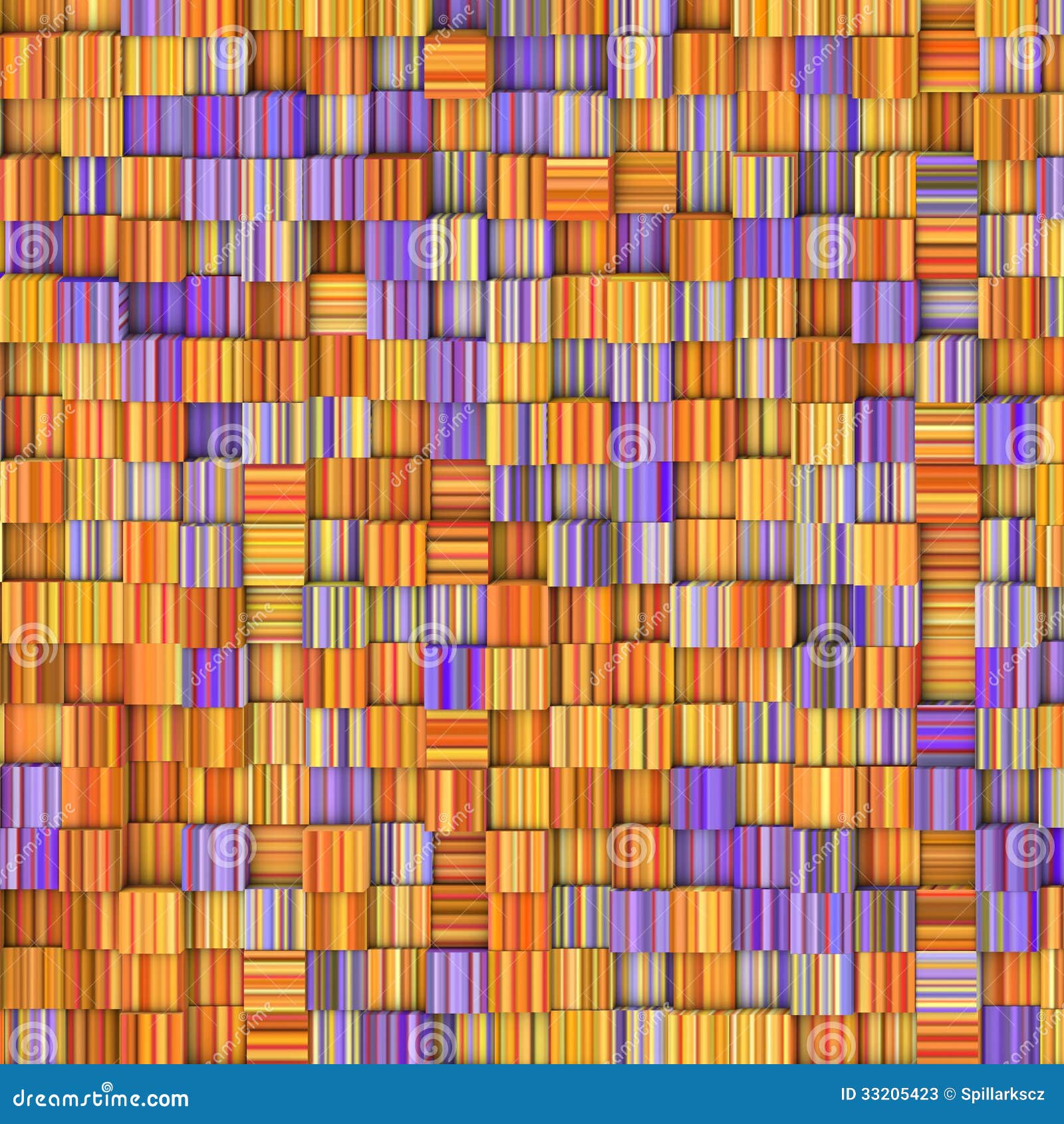 Tile Mosaic Pattern Backdrop in Striped Orange Purple Stock ...