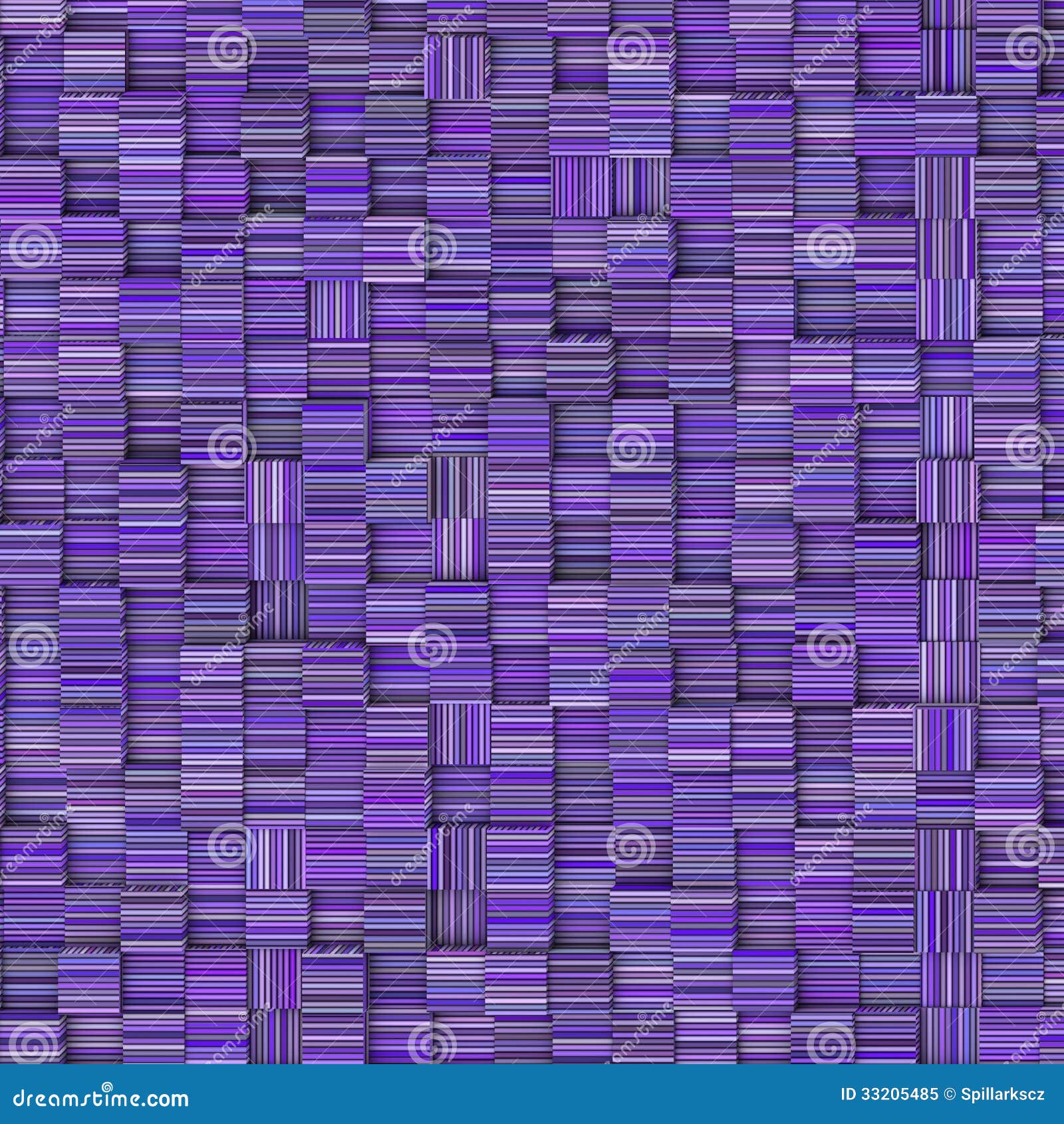 Tile Mosaic Pattern Backdrop in Striped Purple Blue Stock Illustration ...