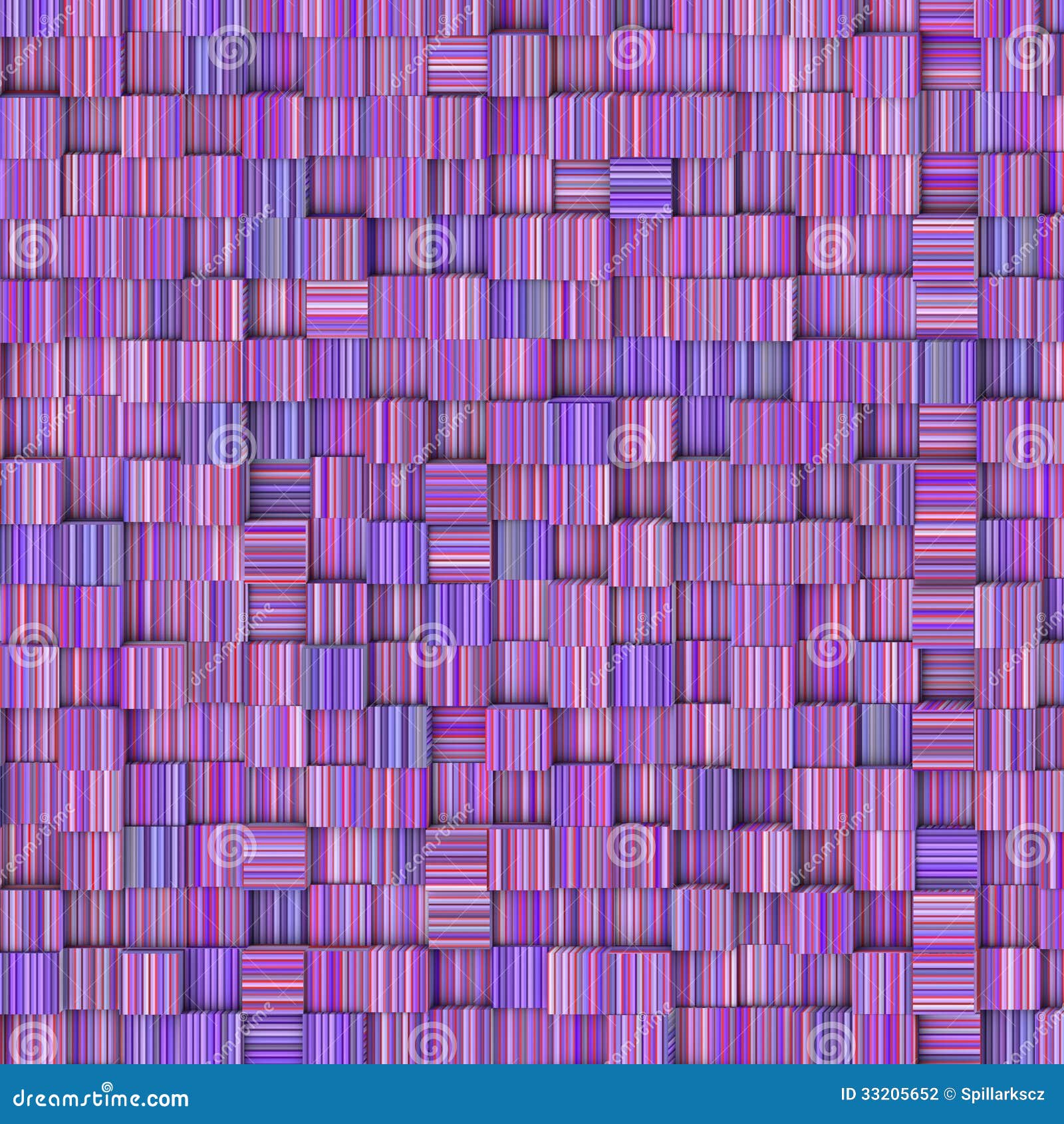 Tile Mosaic Pattern Backdrop in Striped Purple Blue Stock Illustration ...