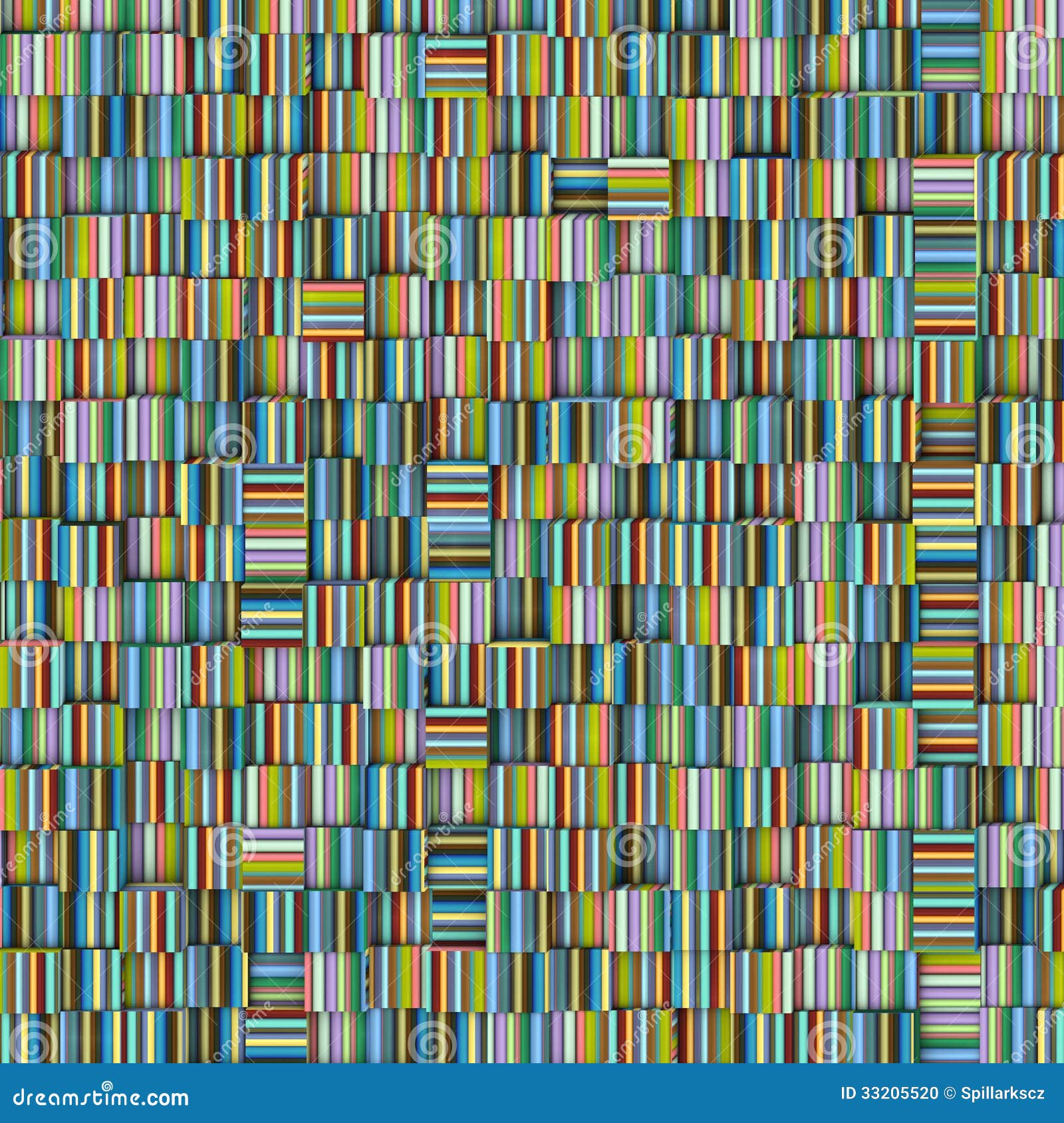 Tile Mosaic Pattern Backdrop in Striped Rainbow Color Stock ...