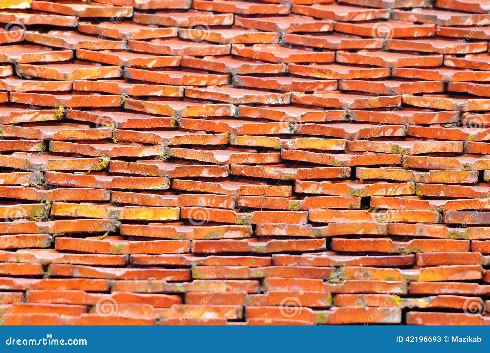 Tile overlap stock image. Image of striped, exterior - 42196693