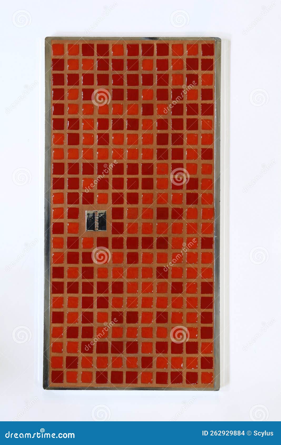 Tile Panel Top Shot Made of Multiple Small Tiles Squares Stock Photo ...