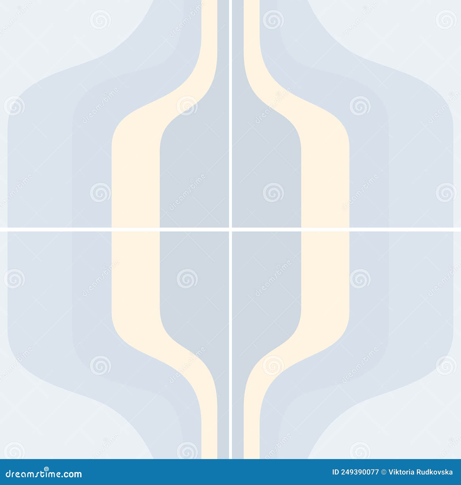 Tile Pattern Design. Curvy Backdrop. Vector. Stock Vector ...