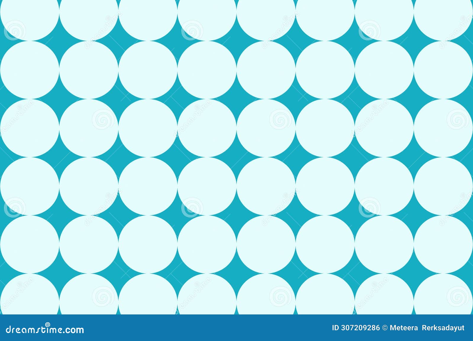 Tile Pattern: Seamless Blue Circle Pattern Stock Illustration ...