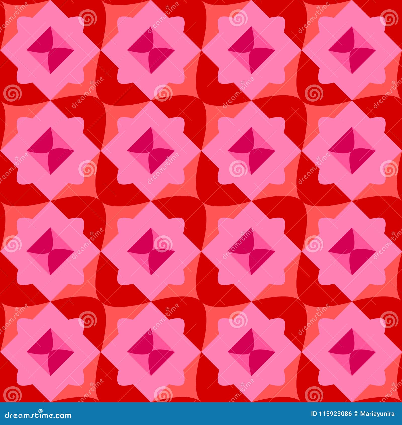 Tile Pattern Seamless Repeated Vector Background Stock Vector ...