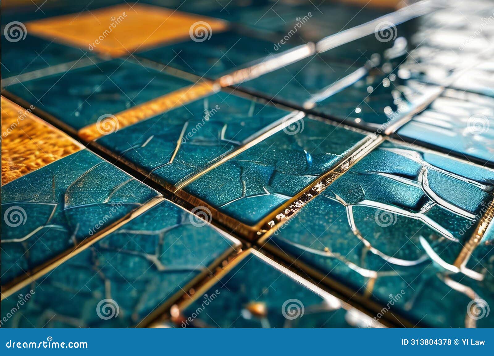 Through Tile Patterns on a Tile Floor or Walkway Stock Illustration ...