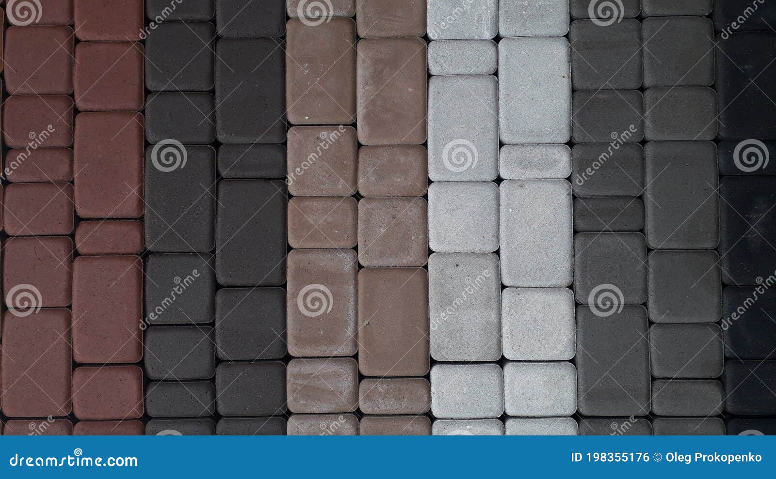 Tile Patterns for Street Paving Paths and Areas Stock Photo - Image of ...