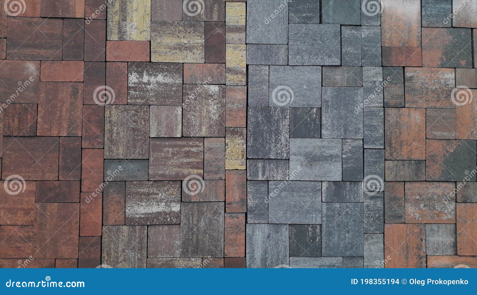 Tile Patterns for Street Paving Paths and Areas Stock Photo - Image of ...