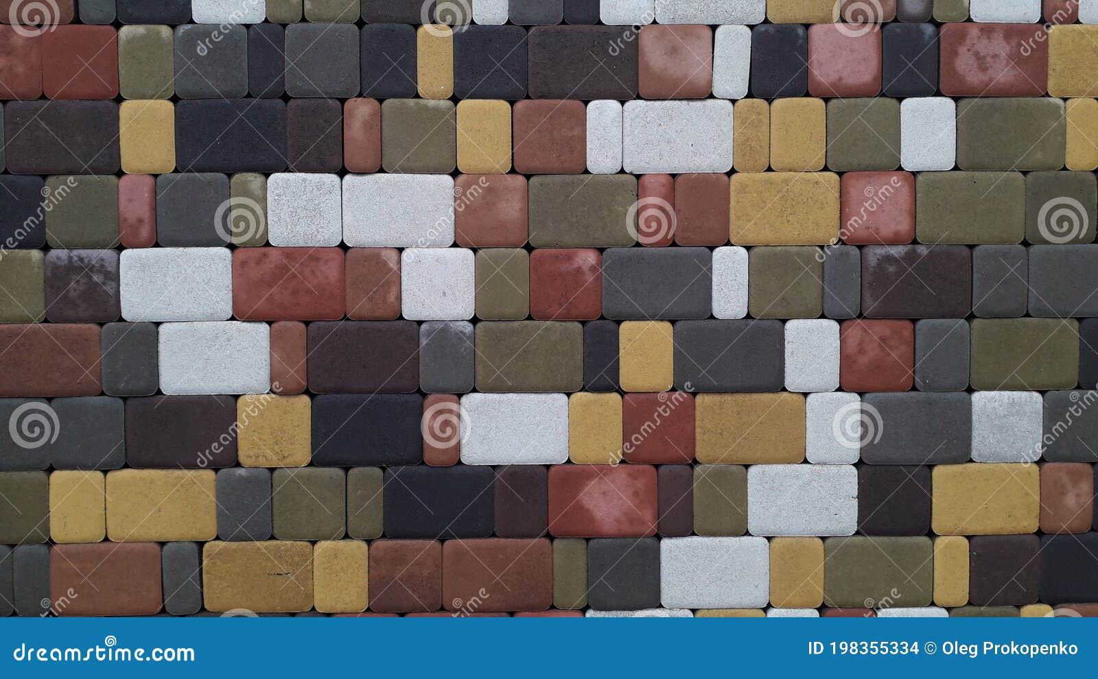 Tile Patterns for Street Paving Paths and Areas Stock Photo - Image of ...