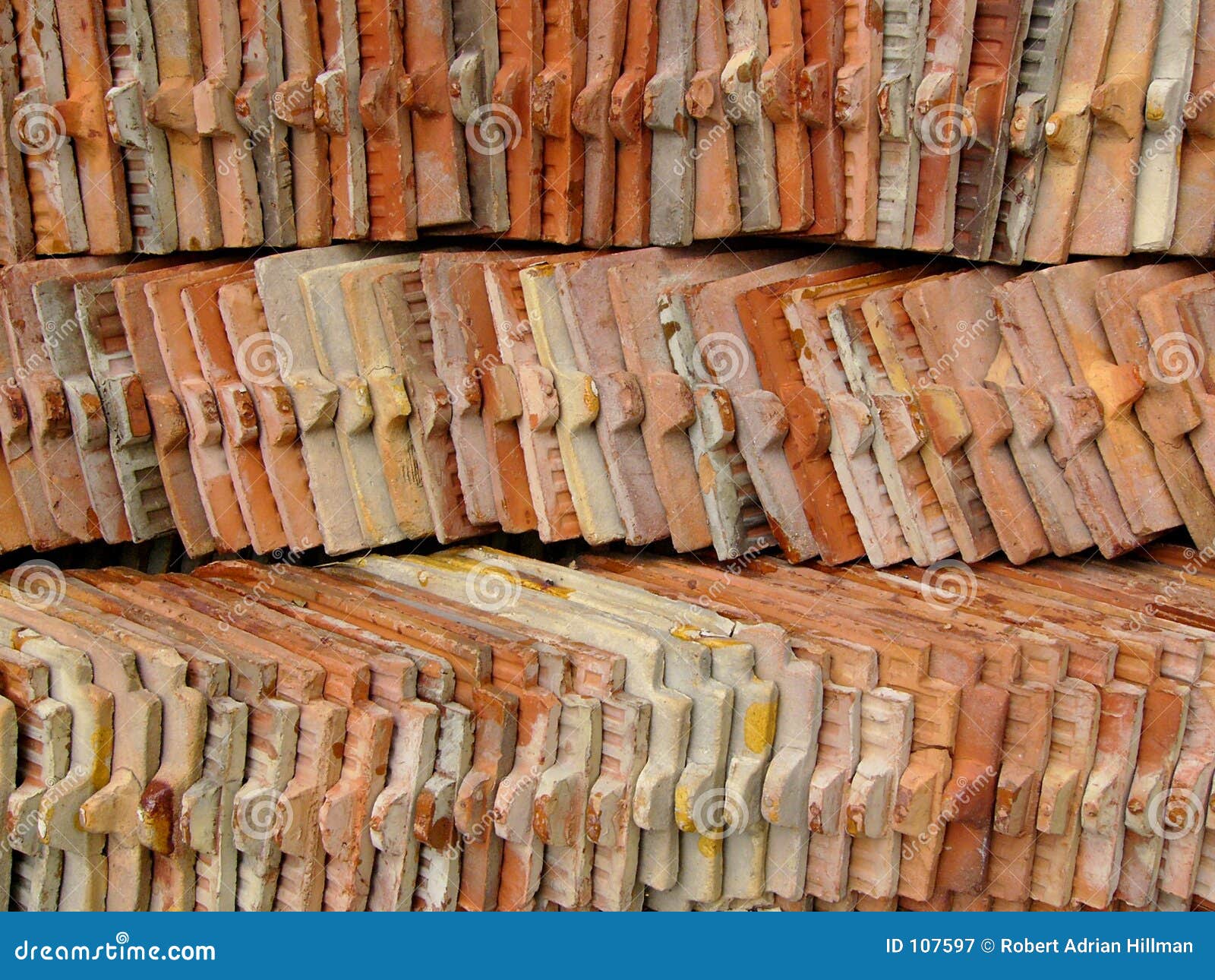 Tile pile stock image. Image of buddhist, tiling, pile - 107597