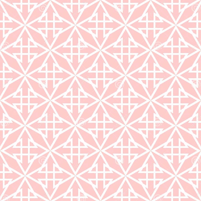 Tile Pink and White Vector Pattern Stock Vector - Illustration of ...