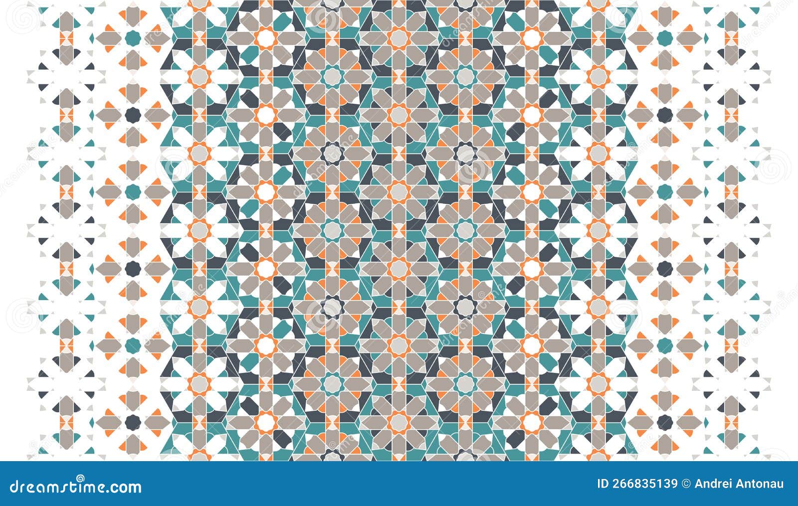 Tile Repeating Border Vector. Stock Vector - Illustration of color ...