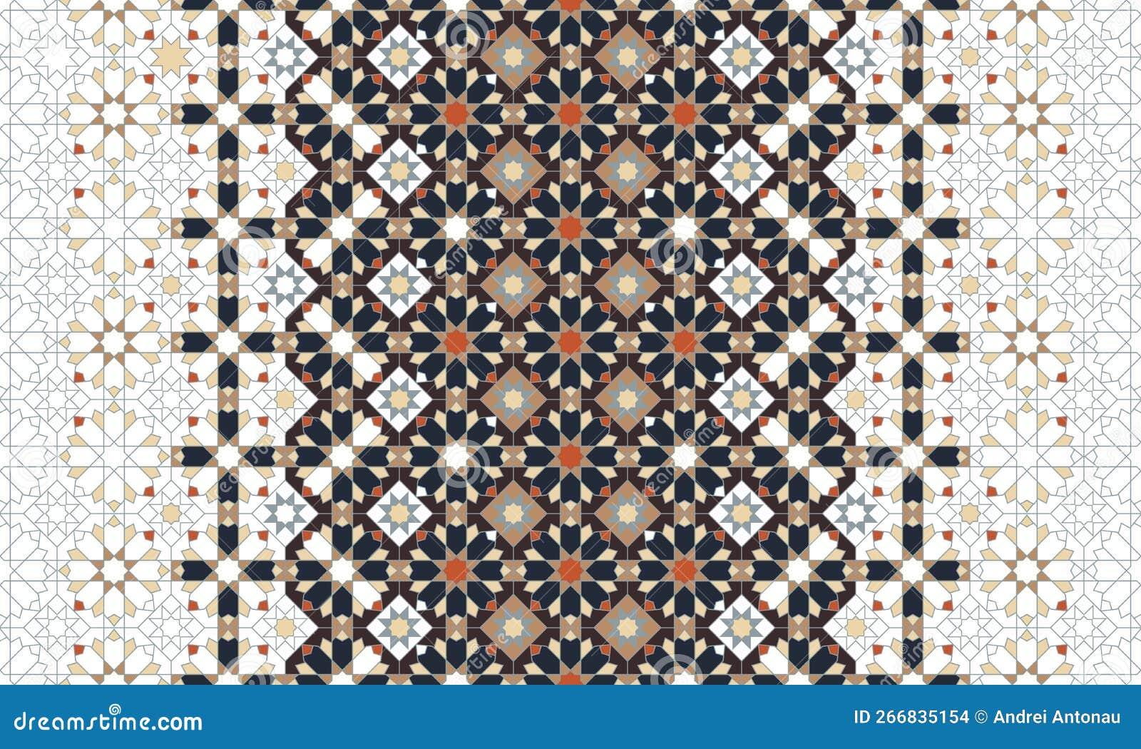 Tile Repeating Border Vector. Stock Vector - Illustration of design ...