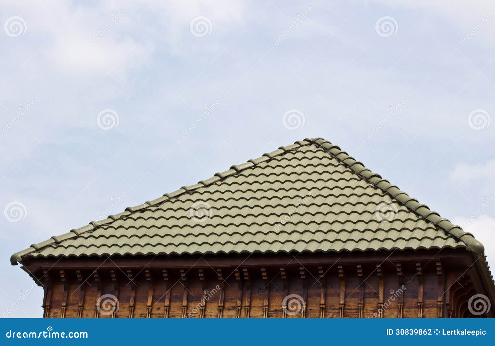Tile roof stock photo. Image of exterior, material, color - 30839862