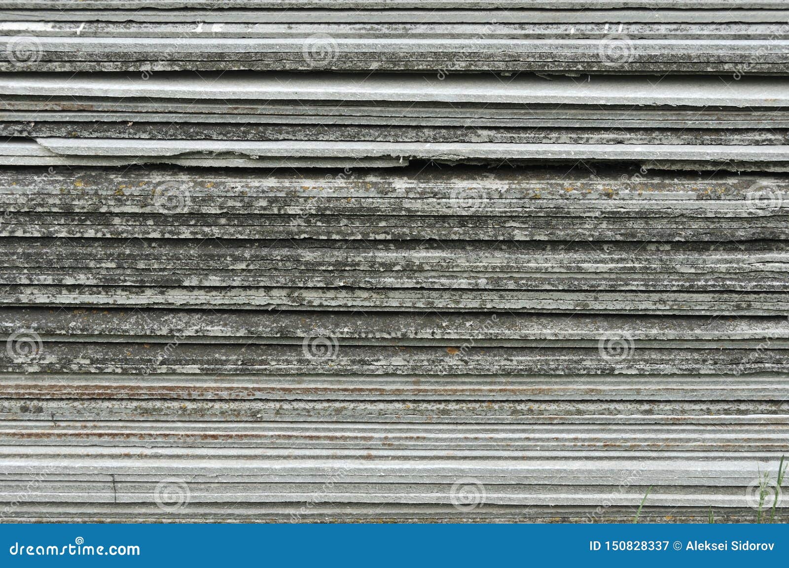 Tile Roof Slate Stacked for Use in Home Construction. Construction ...