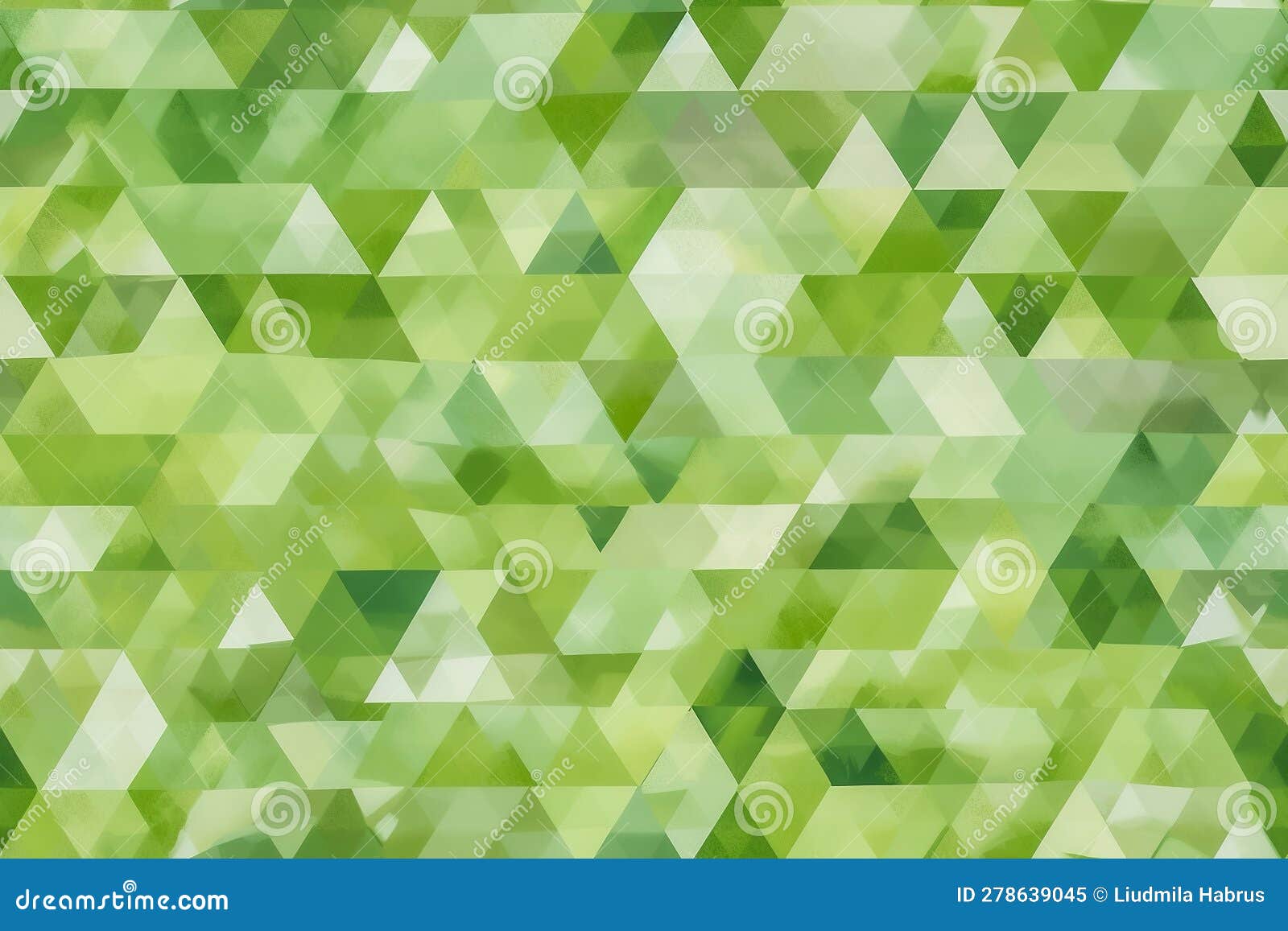 Tile. Seamless Abstract Background with Green Triangles Stock ...