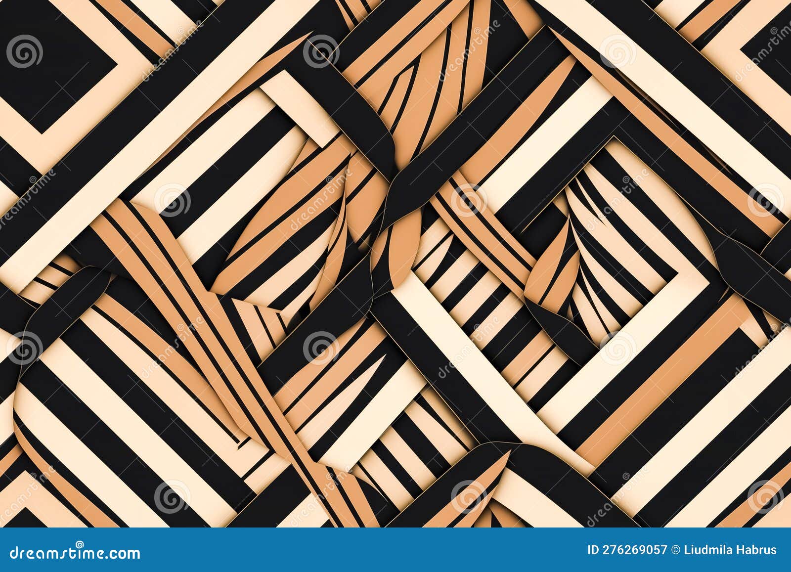 Tile. Seamless Background Pattern. Abstract Geometric Pattern in the ...