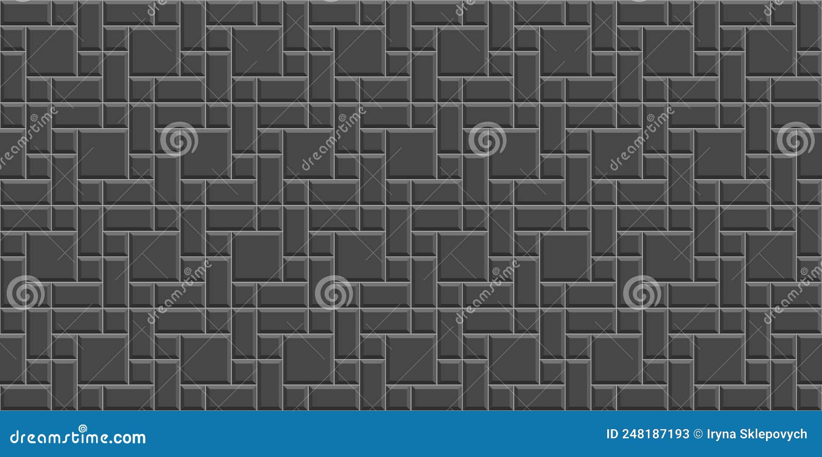Tile Seamless Background. Subway Brick Wall. Vector Illustration Stock ...