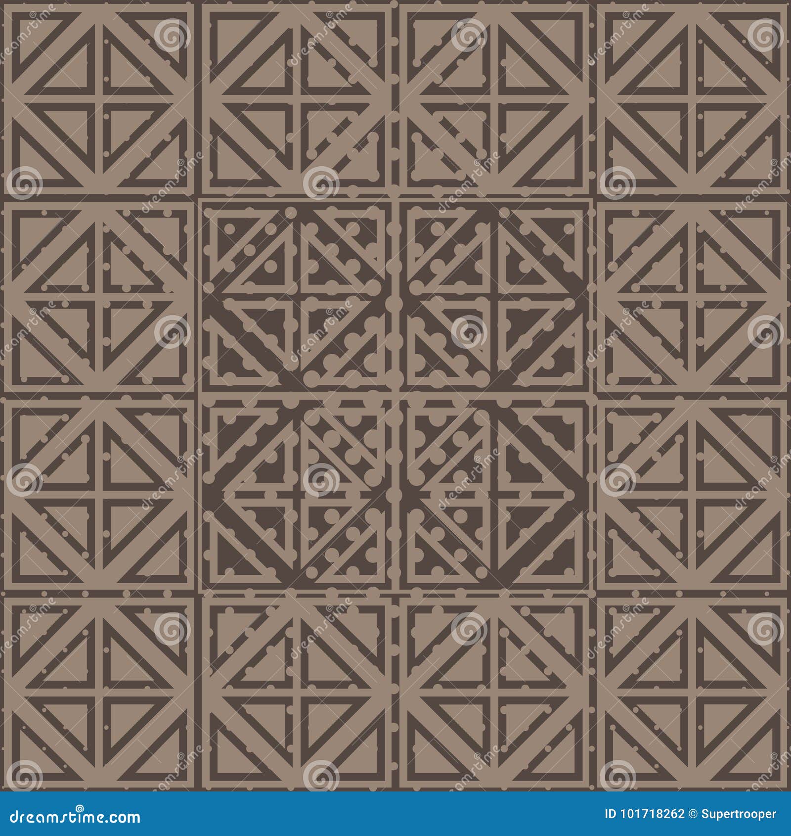 Tile Seamless Pattern stock vector. Illustration of ornate - 101718262