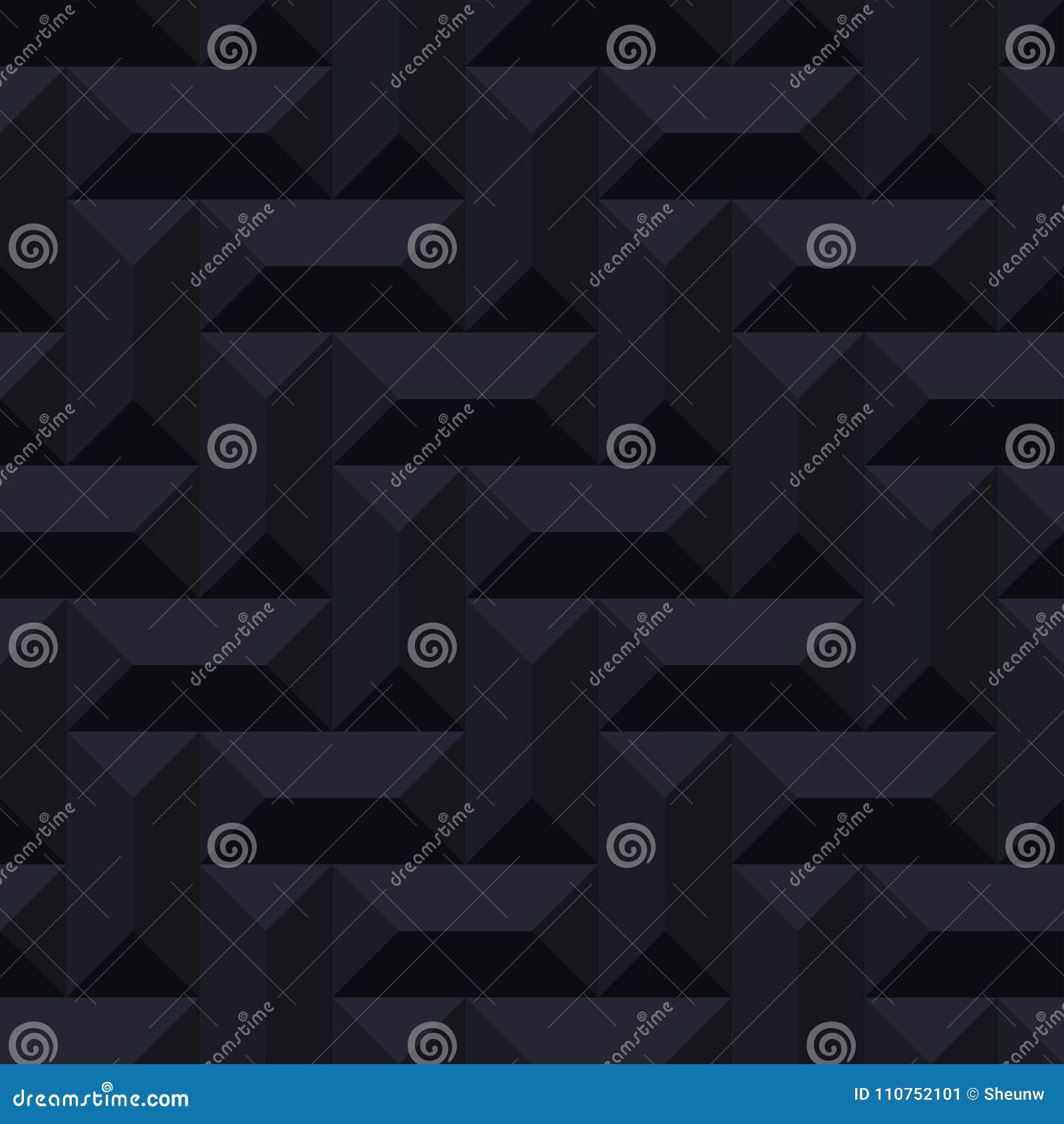Tile Seamless Texture - Geometric Dark Pattern. Abstract Background ...
