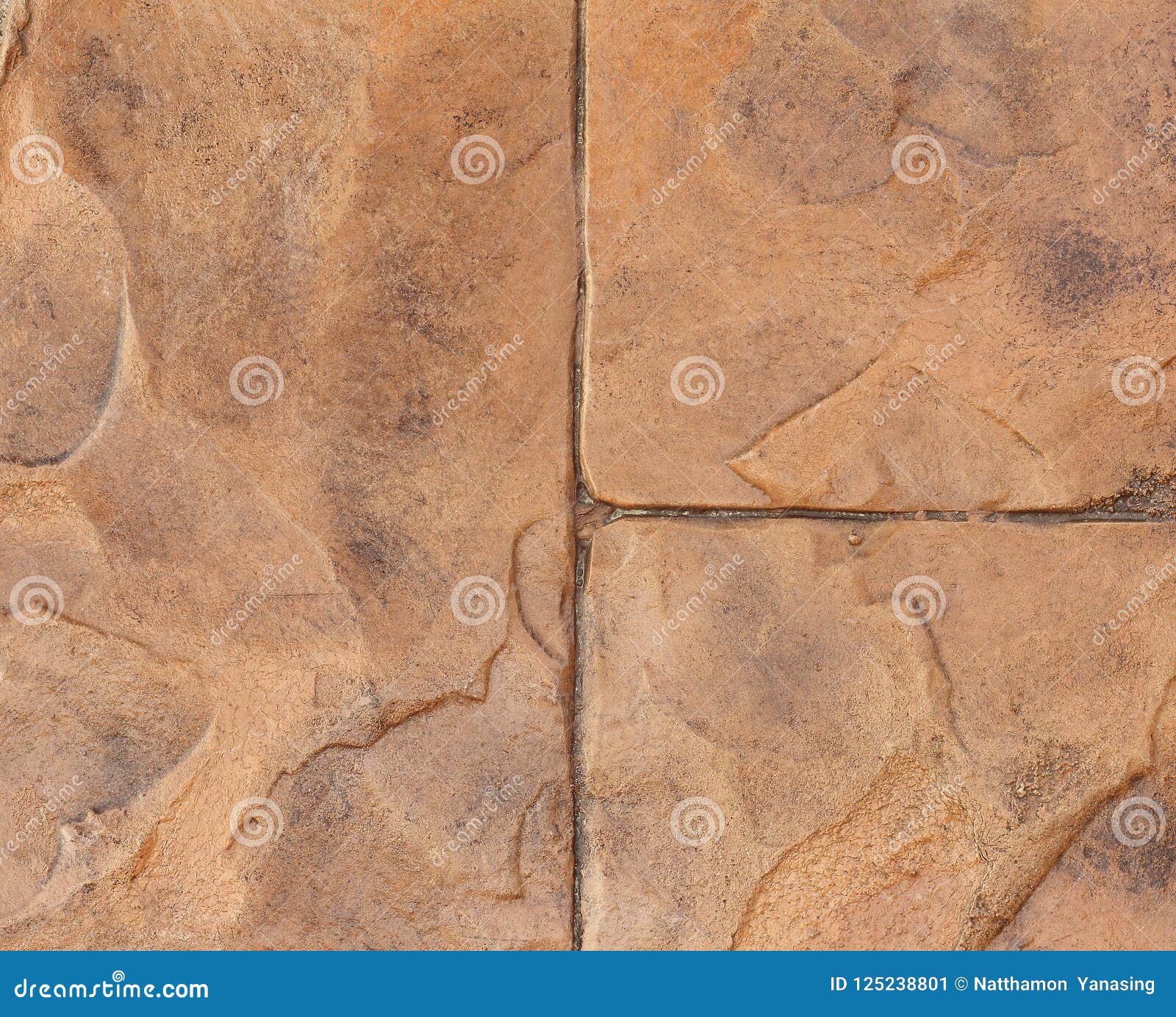 Tile Stone Floor Texture Background Stock Image - Image of clay ...