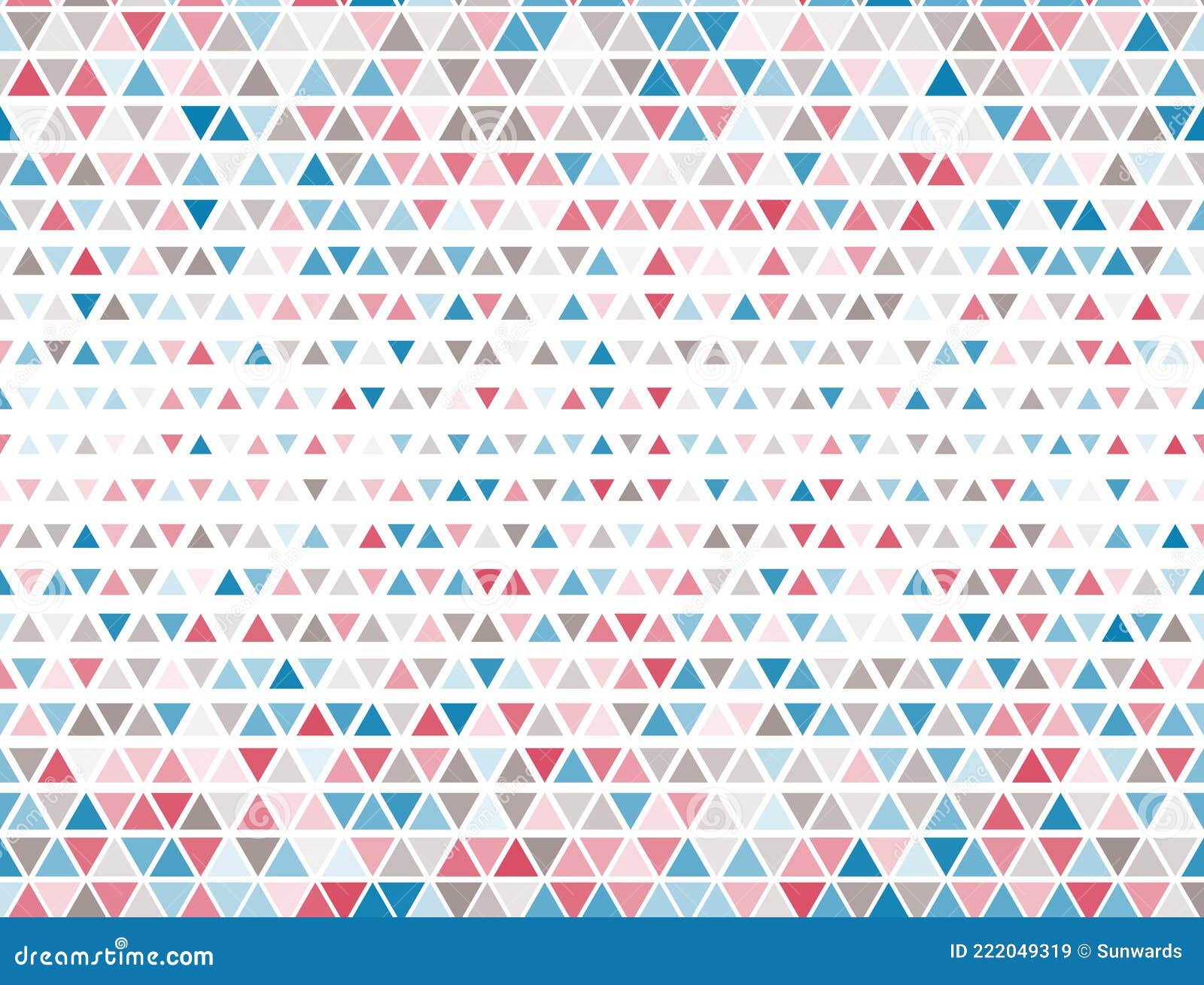 Tile Triangles Halftone Texture. Triangular Fade Elements Banner ...