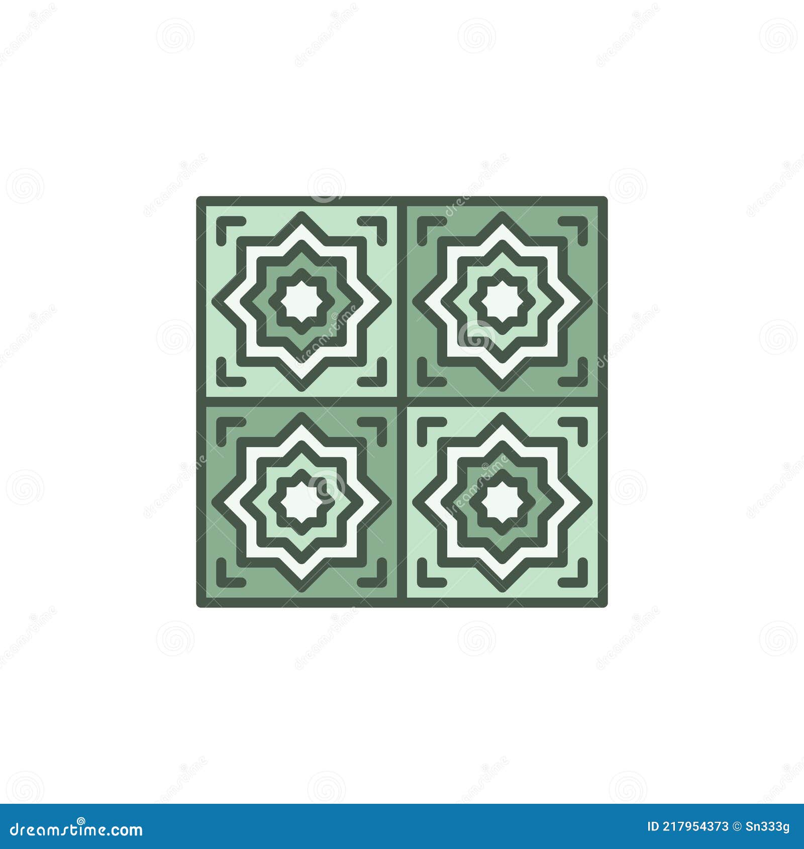 Tile Vector Concept Colored Icon or Symbol Stock Vector - Illustration ...