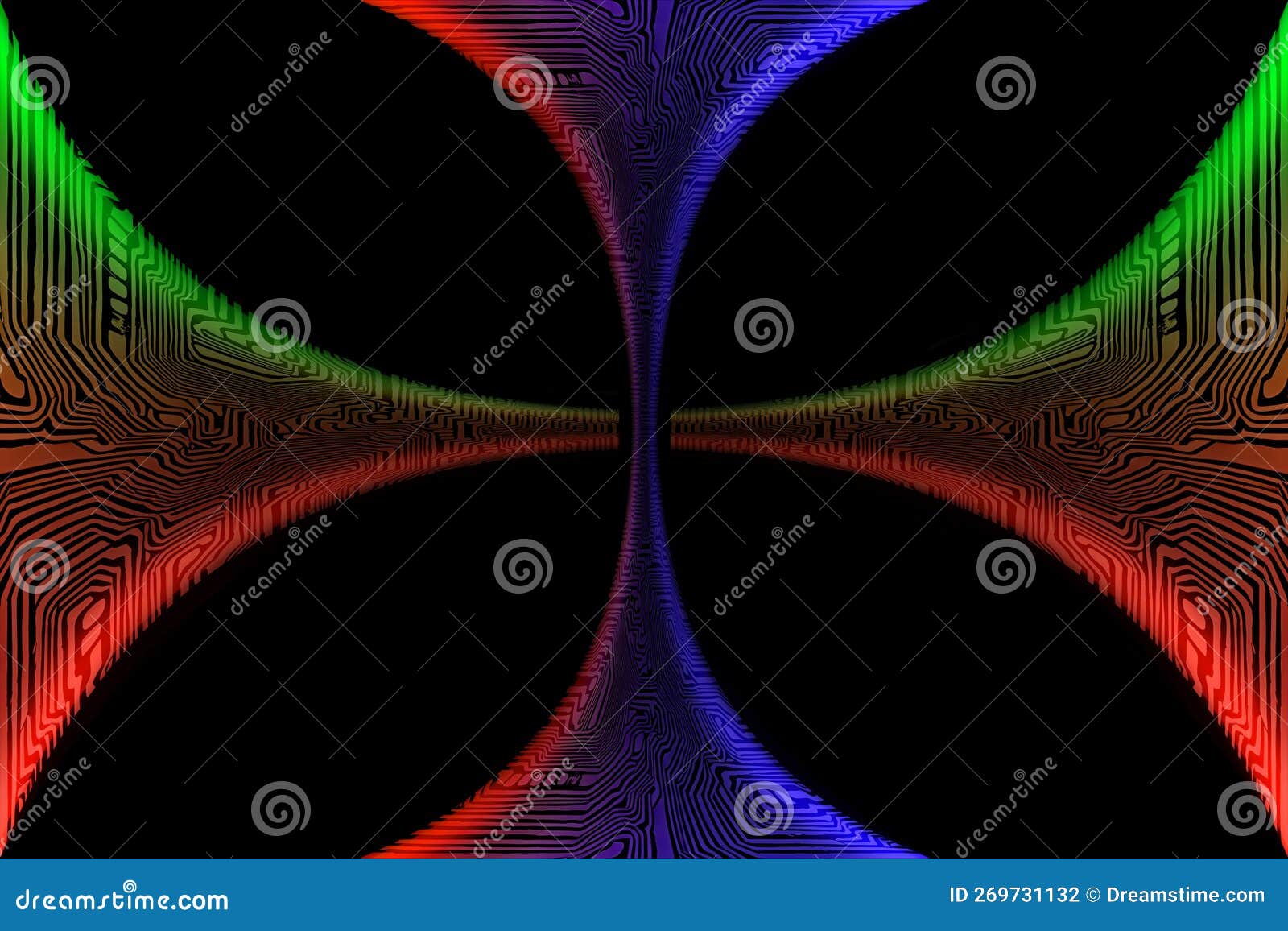 Tile Vortex High Tech Technology Digital Circuit Dimension Internet ...
