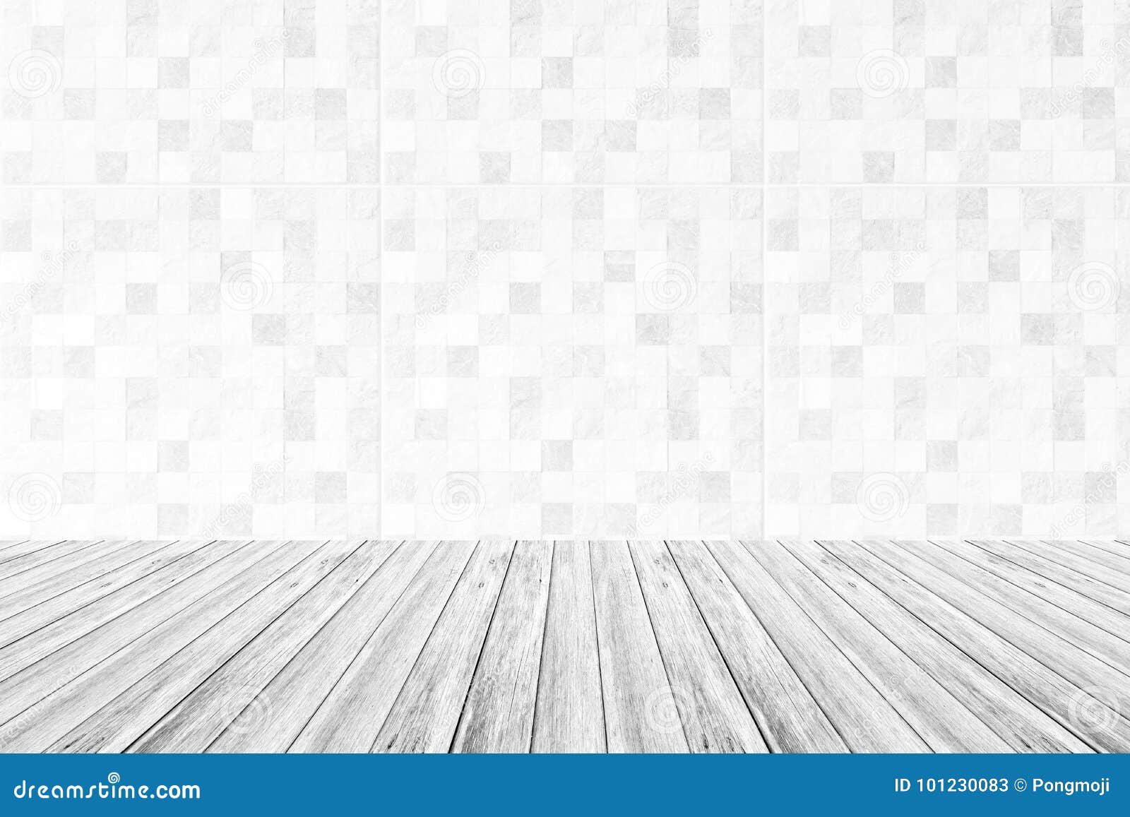 Tile Wall Texture , Process in White Color with Wood Terrace Stock ...