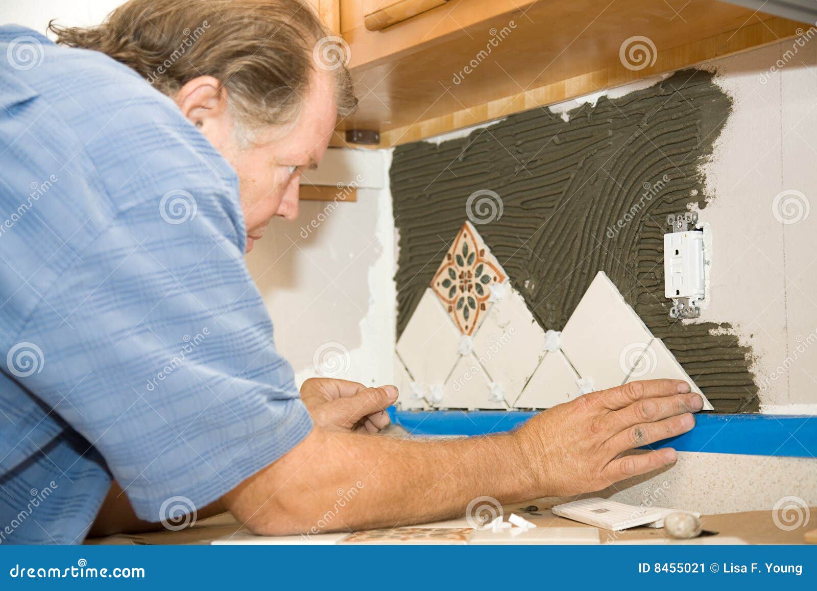 Tile Worker Sets Tile stock image. Image of craftsmanship - 8455021