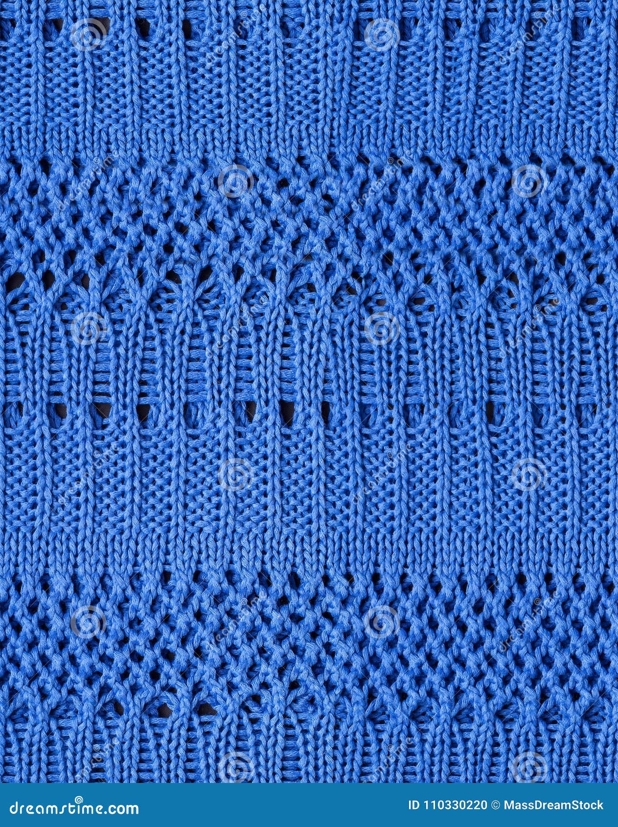 Blue Knitted Background and Texture. Stock Photo - Image of wool ...