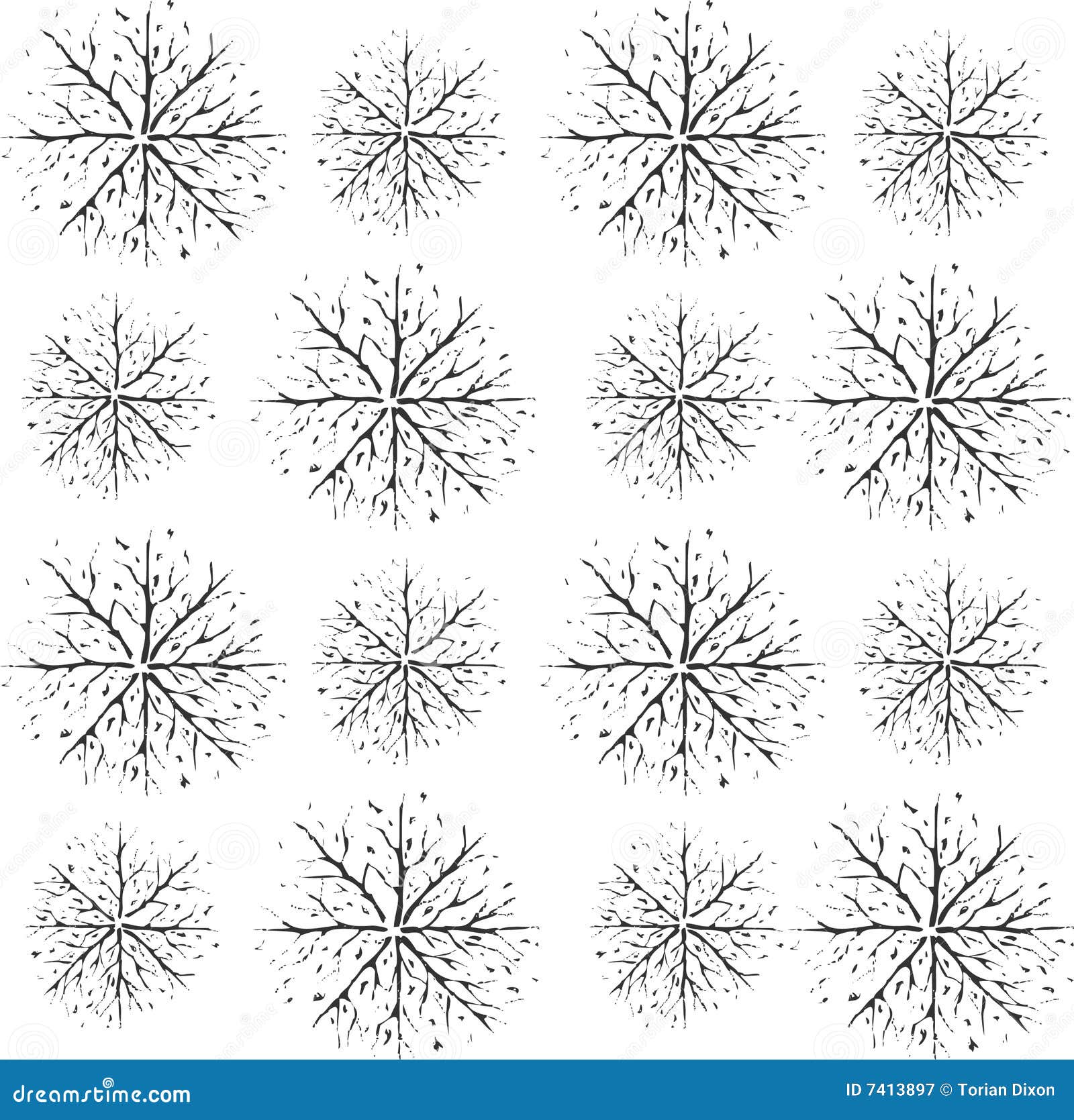 Tileable Ceiling Pattern stock vector. Illustration of tileable - 7413897