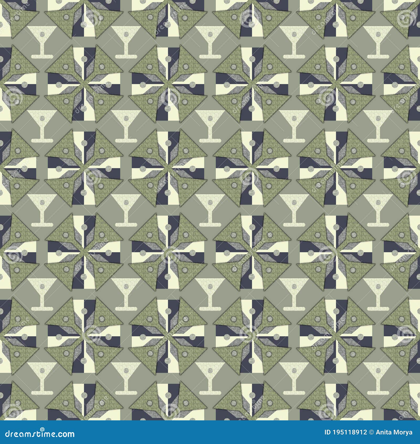 Tileable 3d Texture Seamless Pattern Design Stock Illustration ...