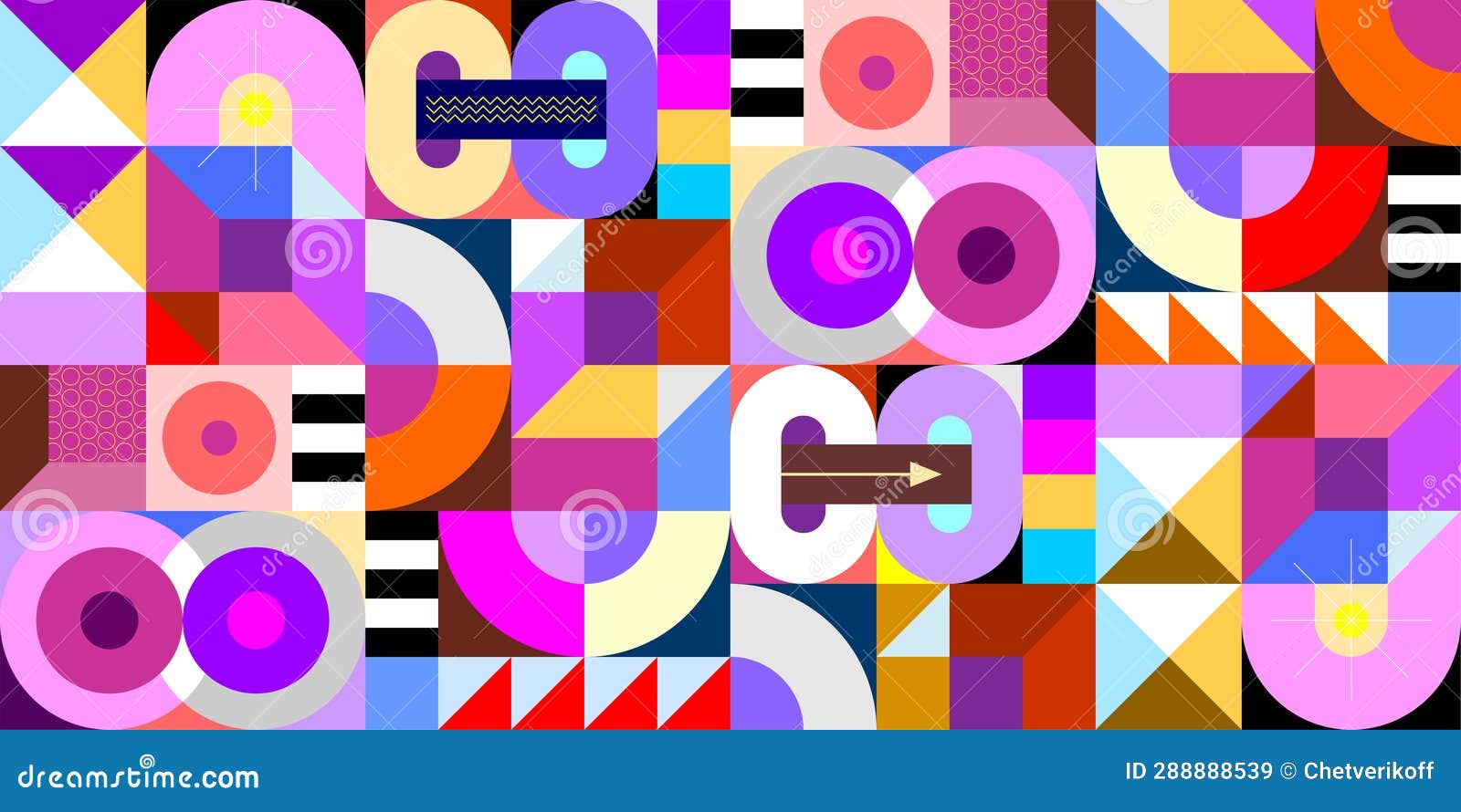 Tileable Geometric Background Stock Illustration - Illustration of ...