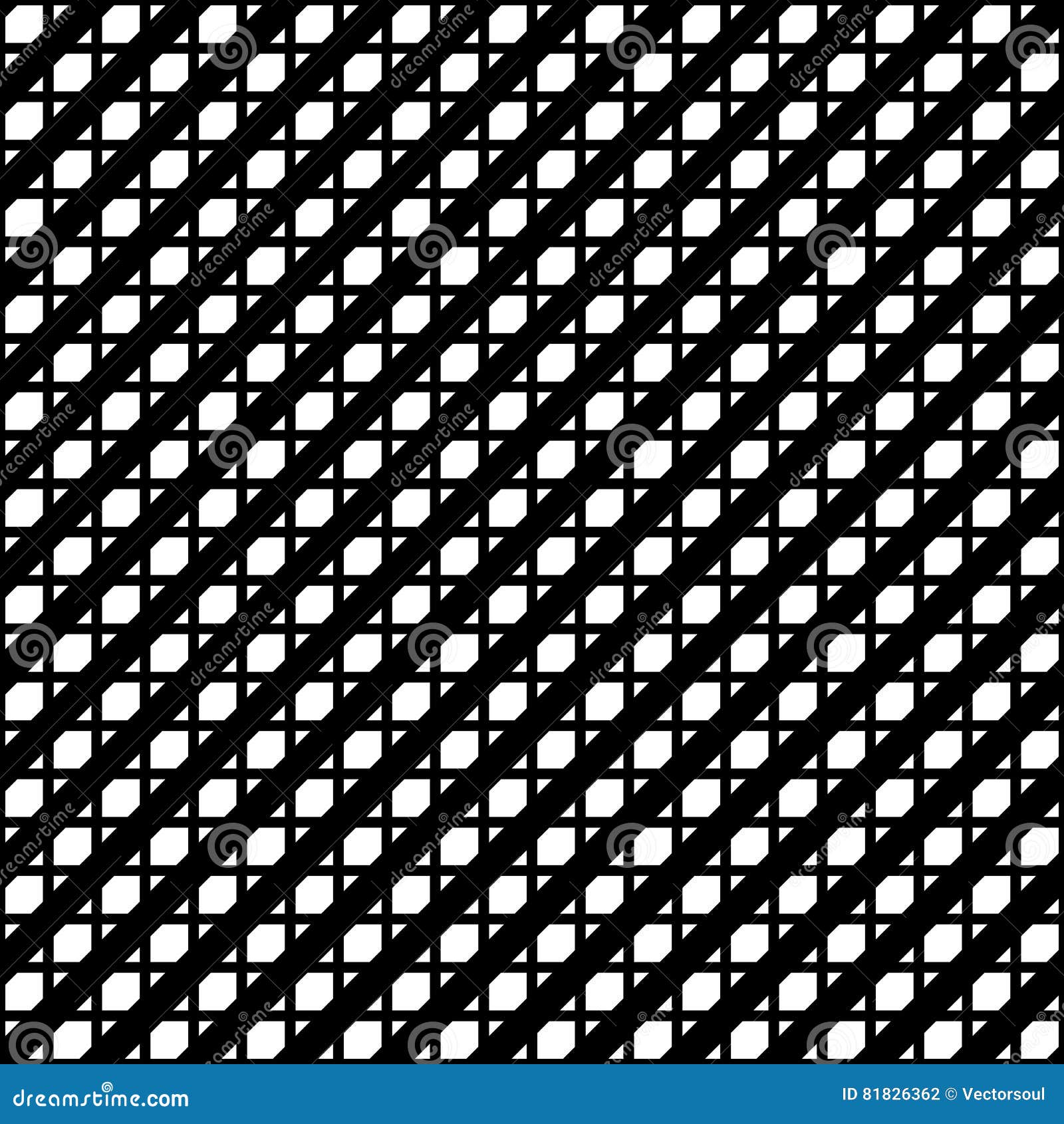 Tileable Grid / Mesh Geometric Pattern Series. Repeatable Monochrome ...
