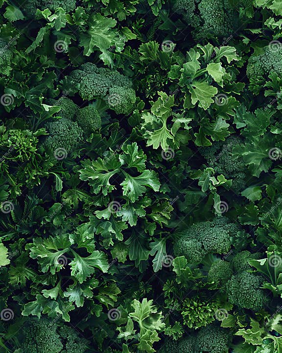 Tileable Seamless Texture Pattern of Fresh Broccoli Vegetable for ...