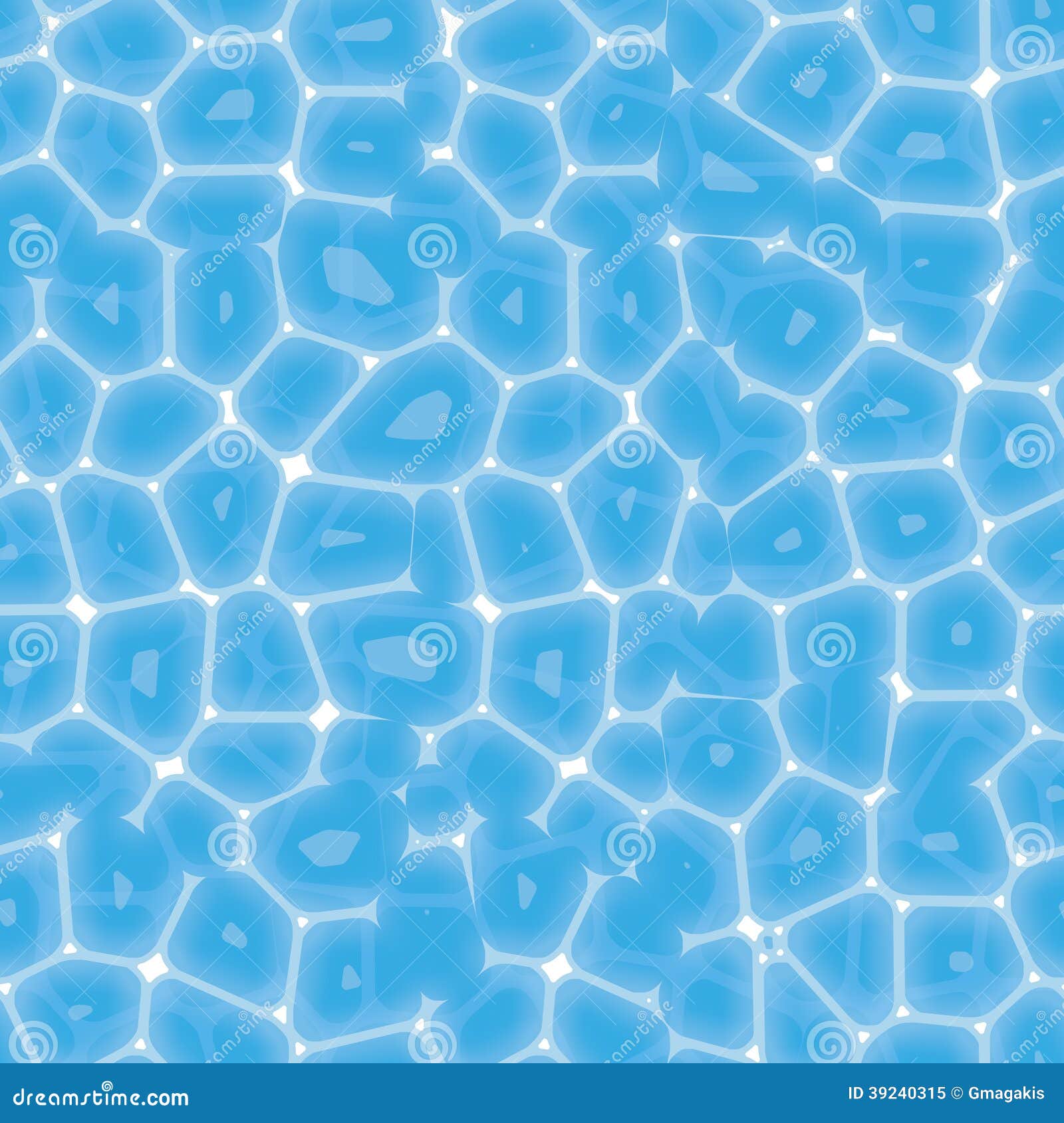 Tileable Water Reflection Pattern Stock Illustration - Illustration of ...